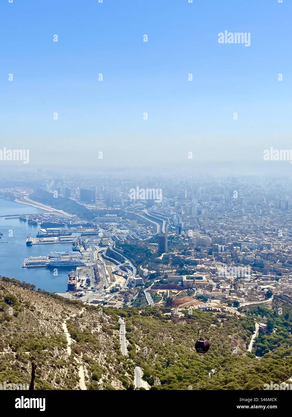 Landscape of the city of oran, Algeria Stock Photo - Alamy