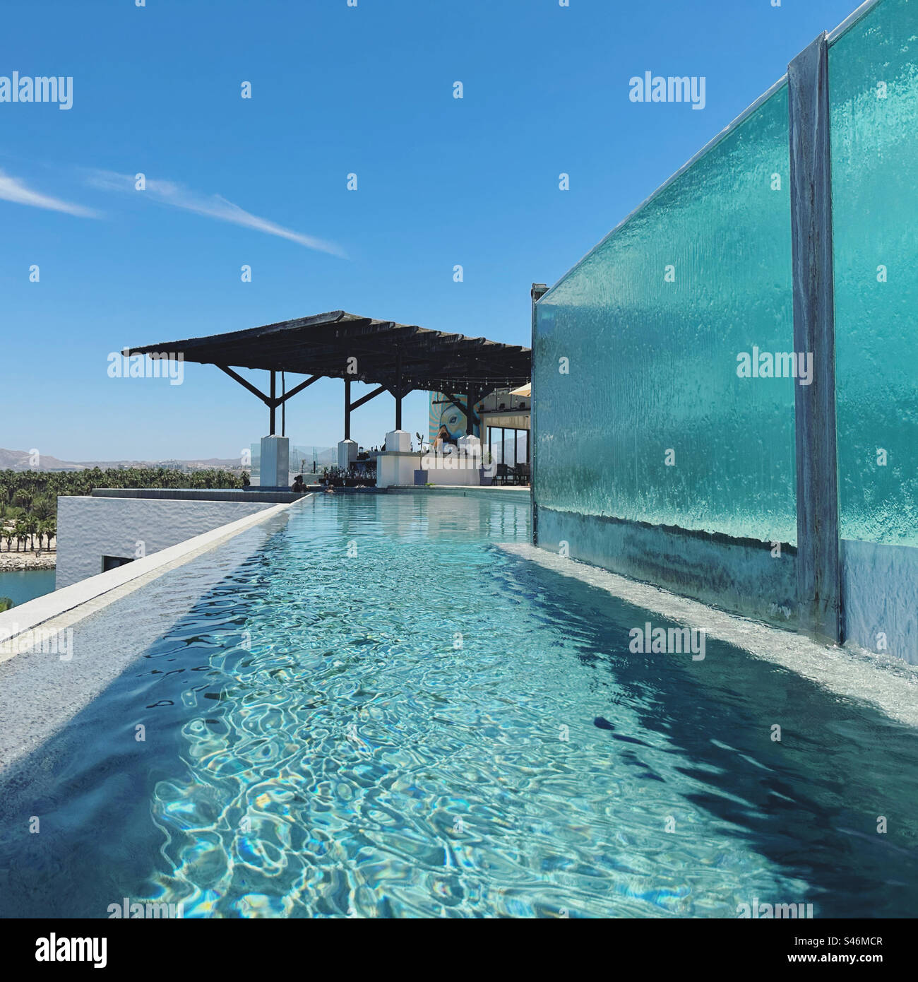 Rooftop pool, Hotel El Ganzo, La Playa, San Jose del Cabo, Los Cabos ...
