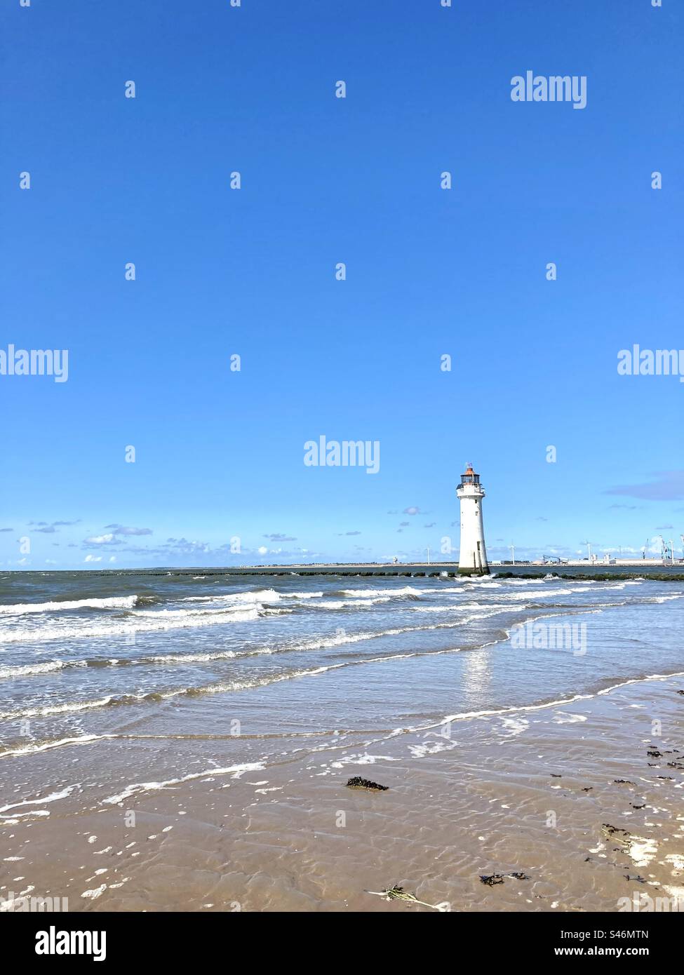 New Brighton lighthouse Stock Photo - Alamy