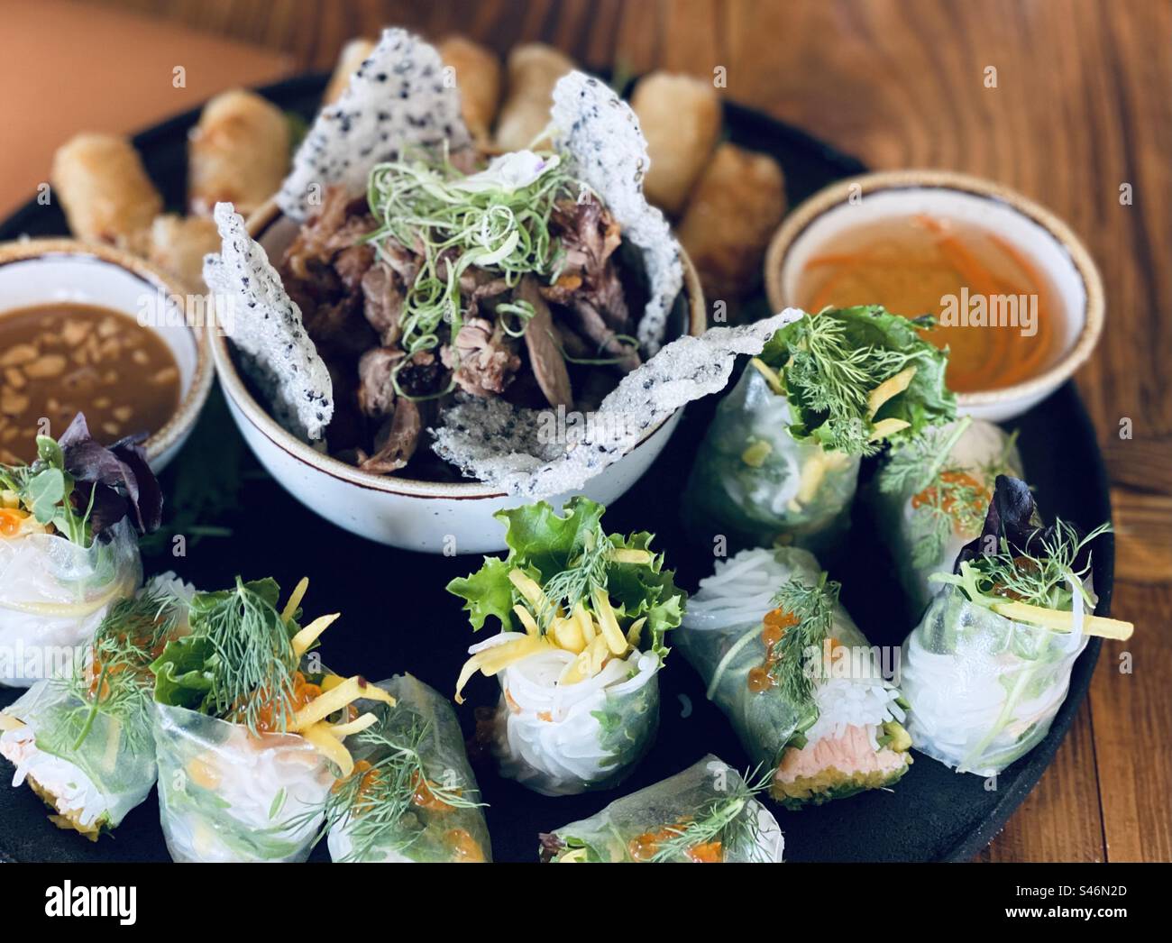 Vietnam fancy food restaurant hi-res stock photography and images - Alamy
