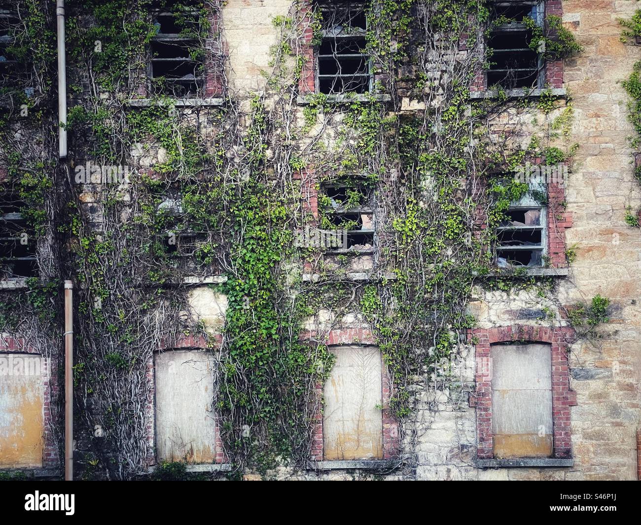 Derelict Kilmacthomas Woollen Mill in County Waterford, Ireland Stock ...