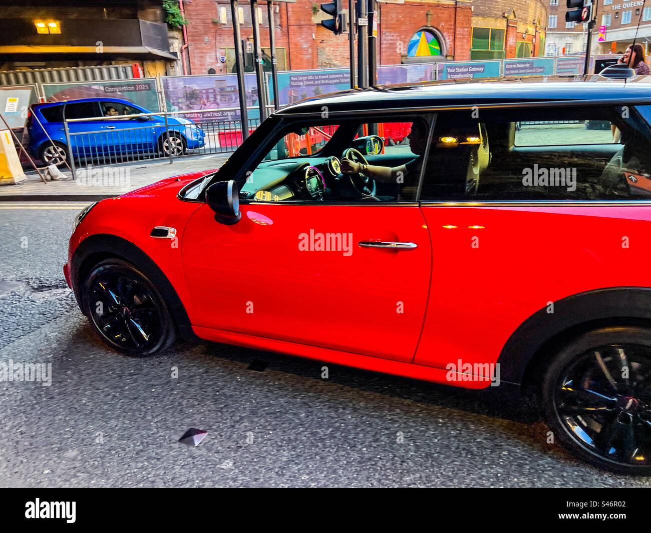 Red mini car hi-res stock photography and images - Alamy