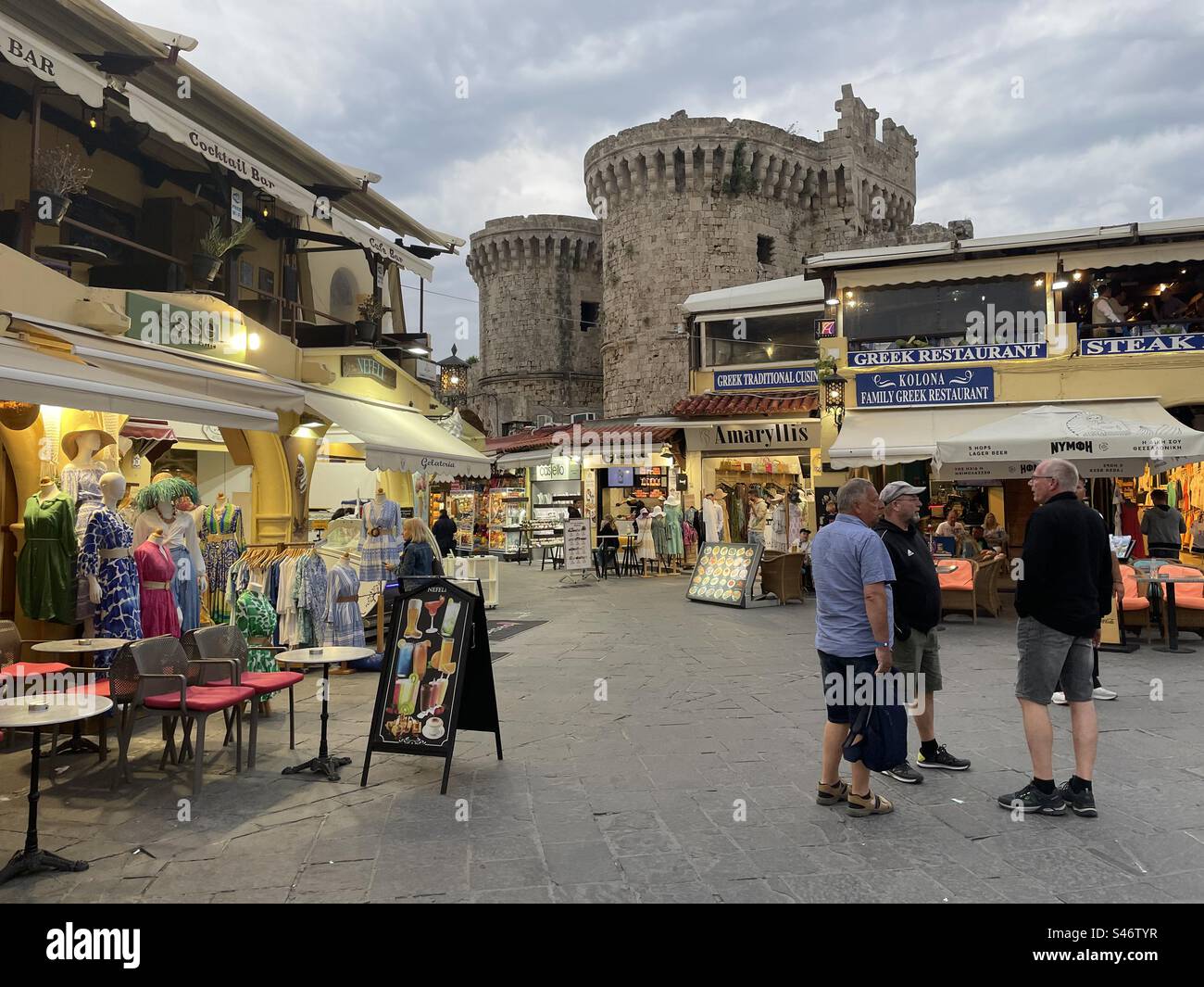 Rhodos old town hi-res stock photography and images - Alamy