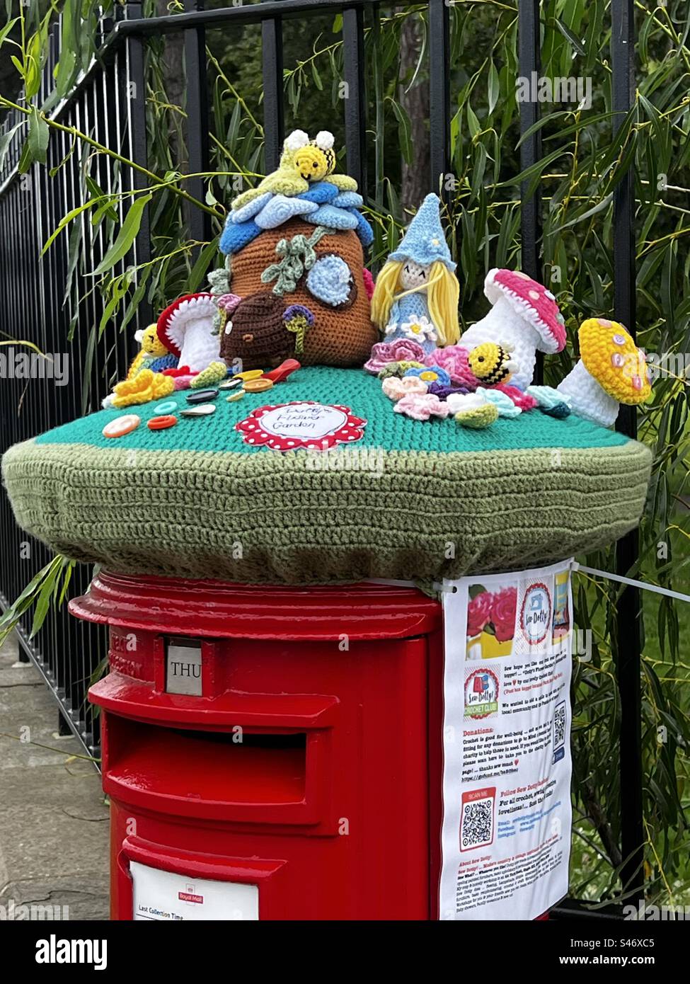 Post box topper Stock Photo - Alamy