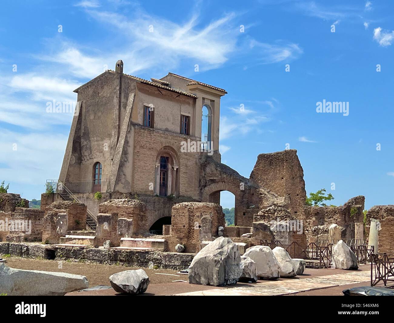 Casina Farnese was a Renaissance style residence that still stands atop ...