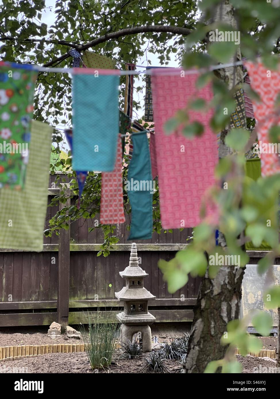 Multi colours peace flags hi-res stock photography and images - Alamy