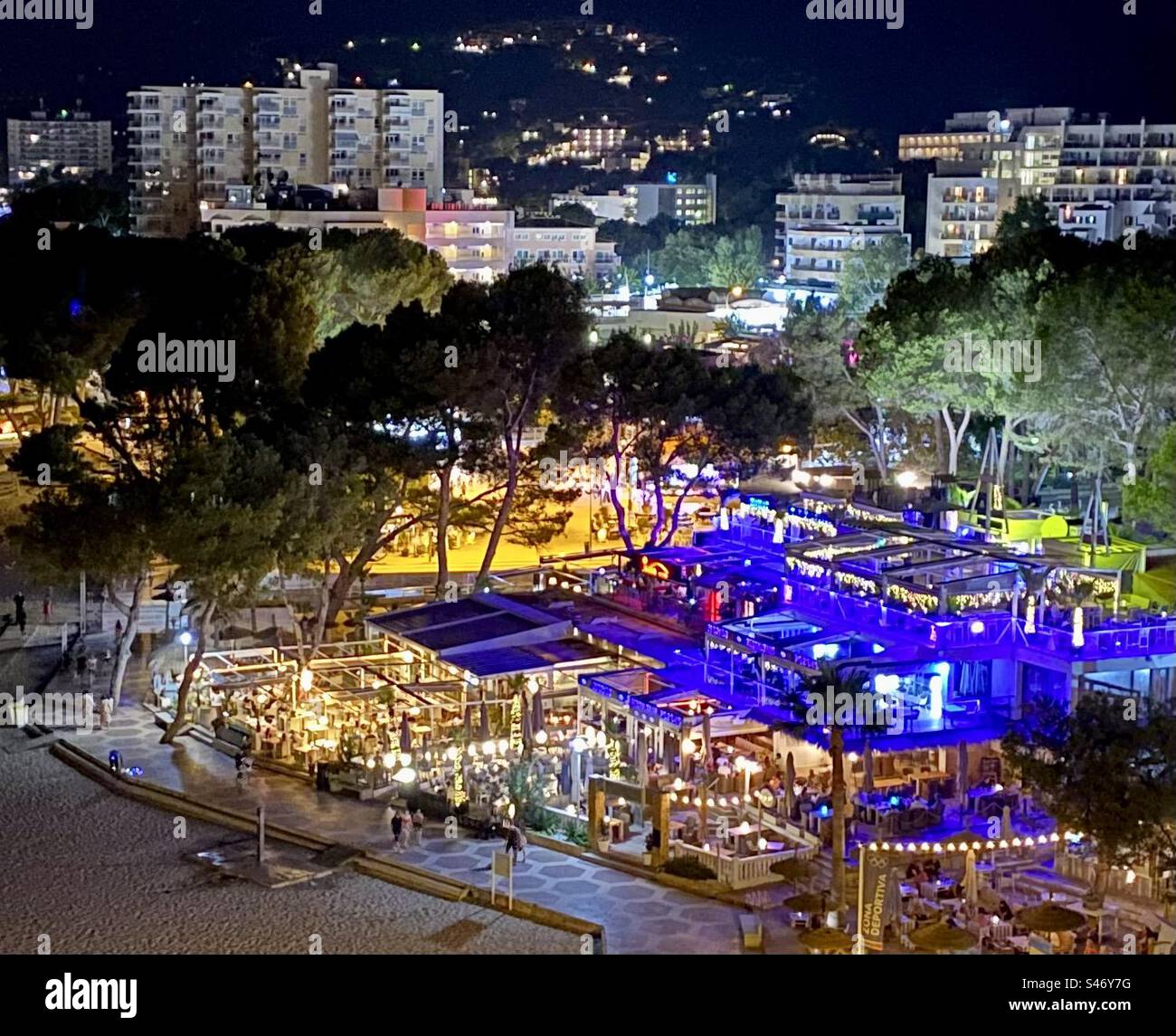 Paguera by night hi-res stock photography and images - Alamy