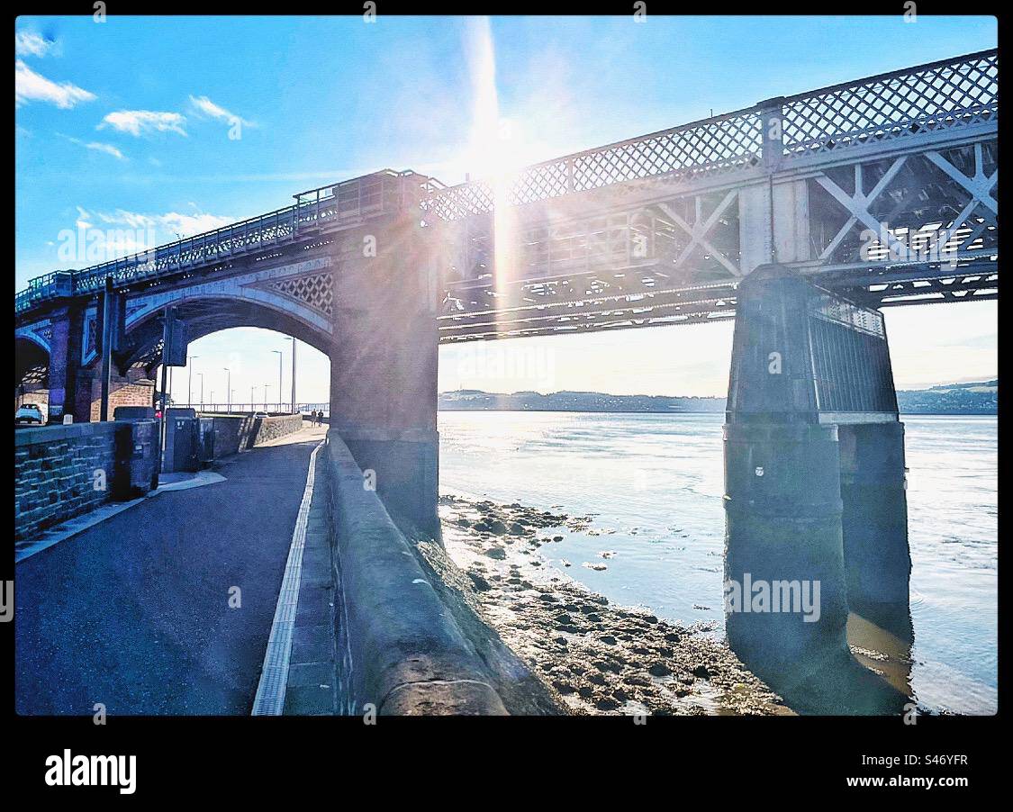 Tay railway bridge hi-res stock photography and images - Alamy