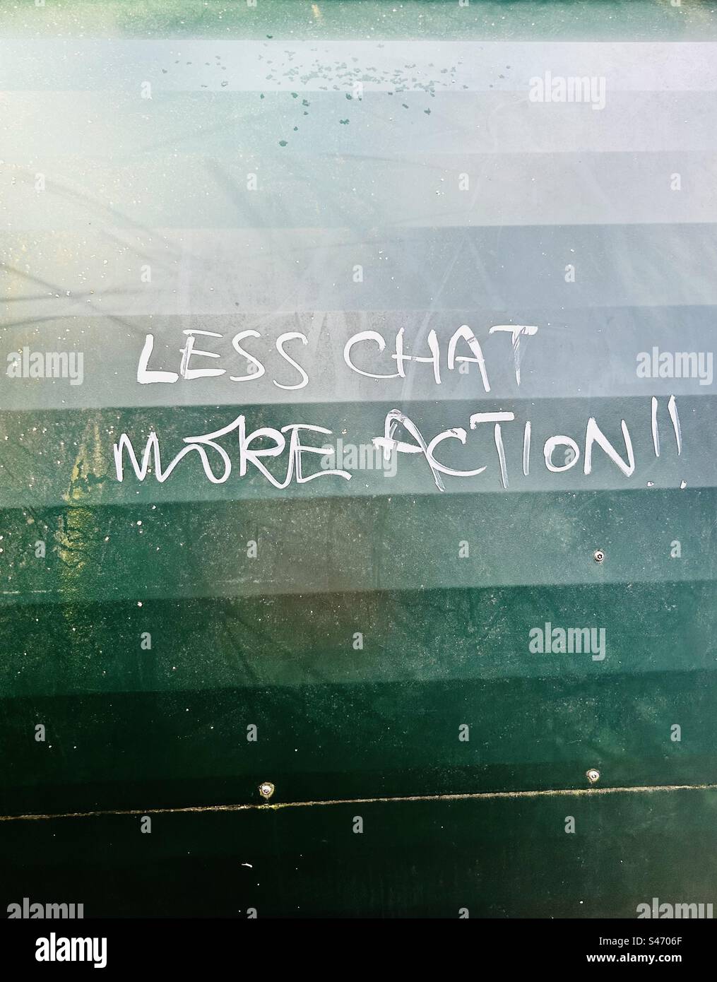 Less talk more action hi-res stock photography and images - Alamy