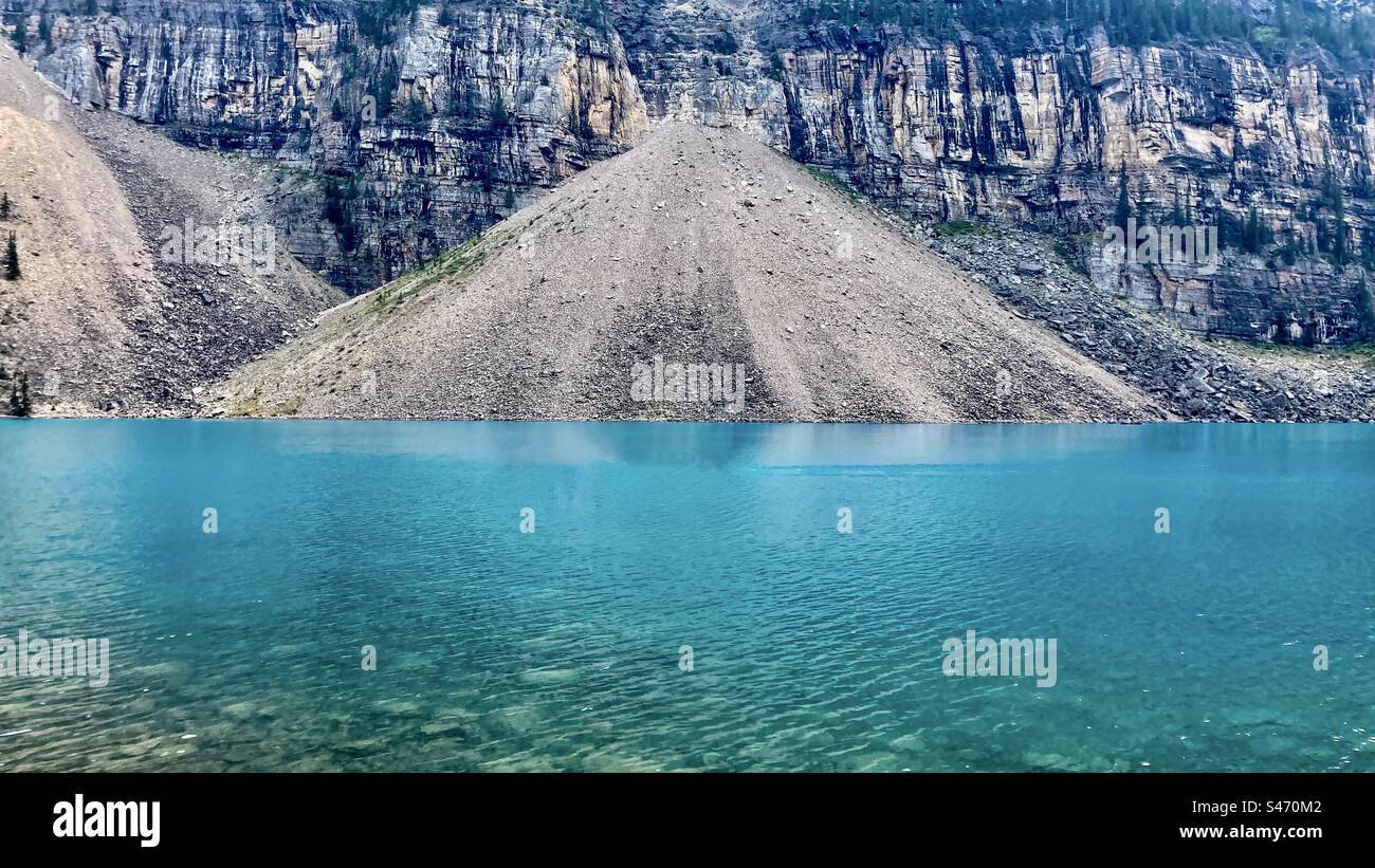 The amazing glacial waters of Moraine Lake in Banff National Park, Alberta,Canada Stock Photo ...