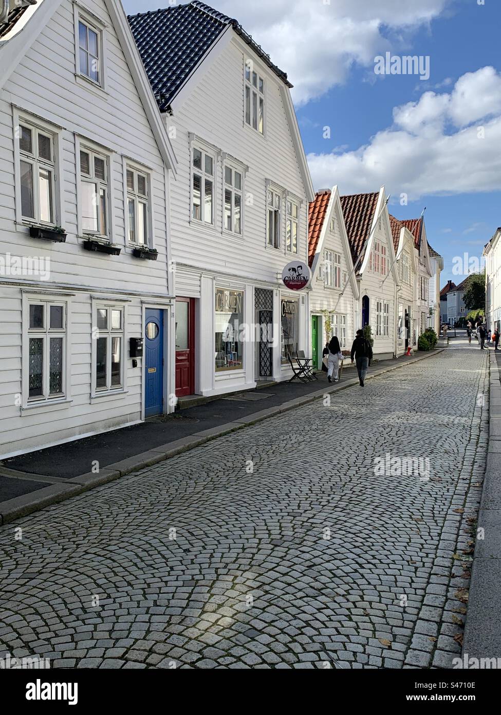 Bergen bryggen wooden houses hi-res stock photography and images - Alamy