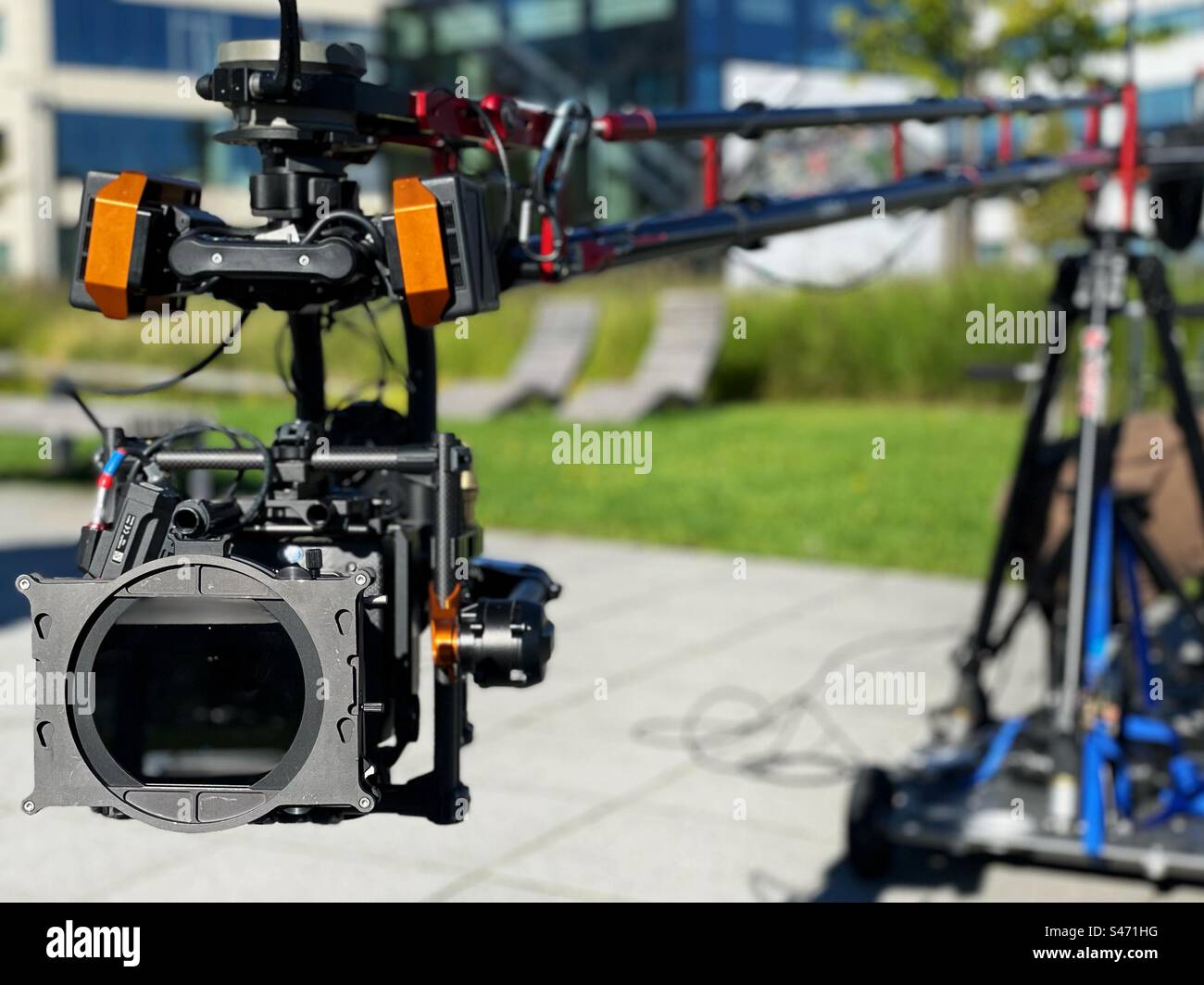 Camera crane hi-res stock photography and images - Alamy