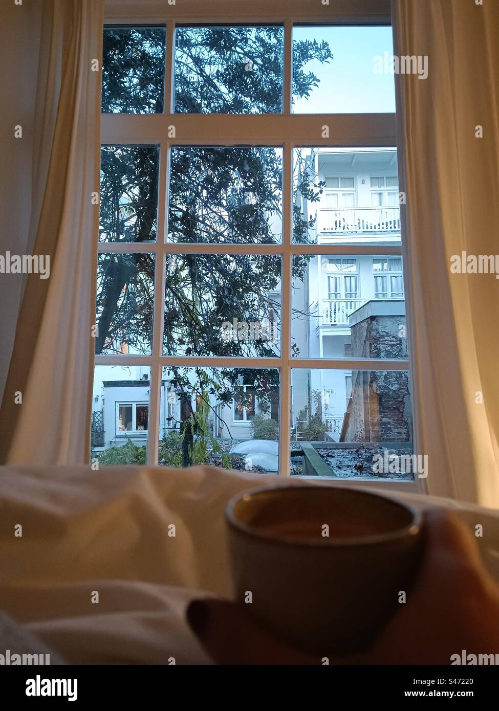 Cozy morning routine Stock Photo - Alamy