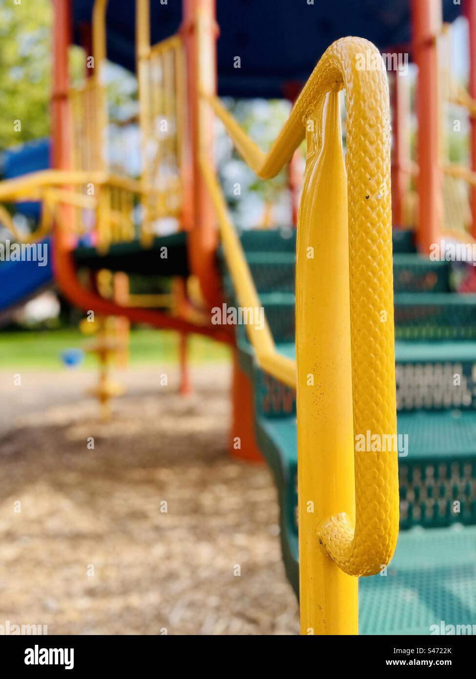 Playground stairs hi-res stock photography and images - Alamy