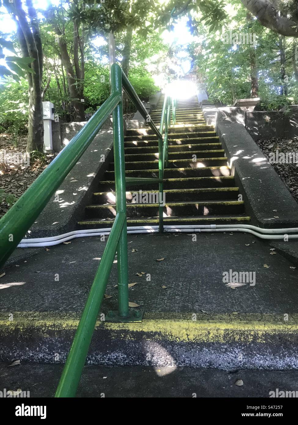 Shade shaded railing hi-res stock photography and images - Alamy