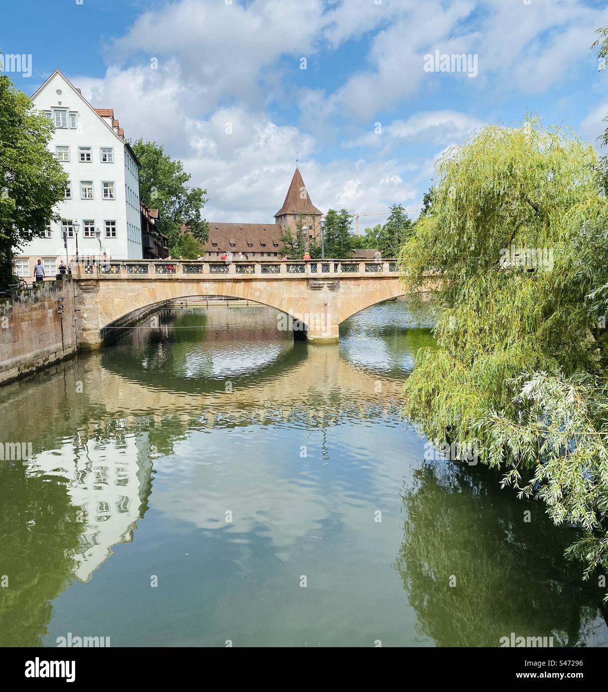 Nuremberg medieval bridge hi-res stock photography and images - Alamy
