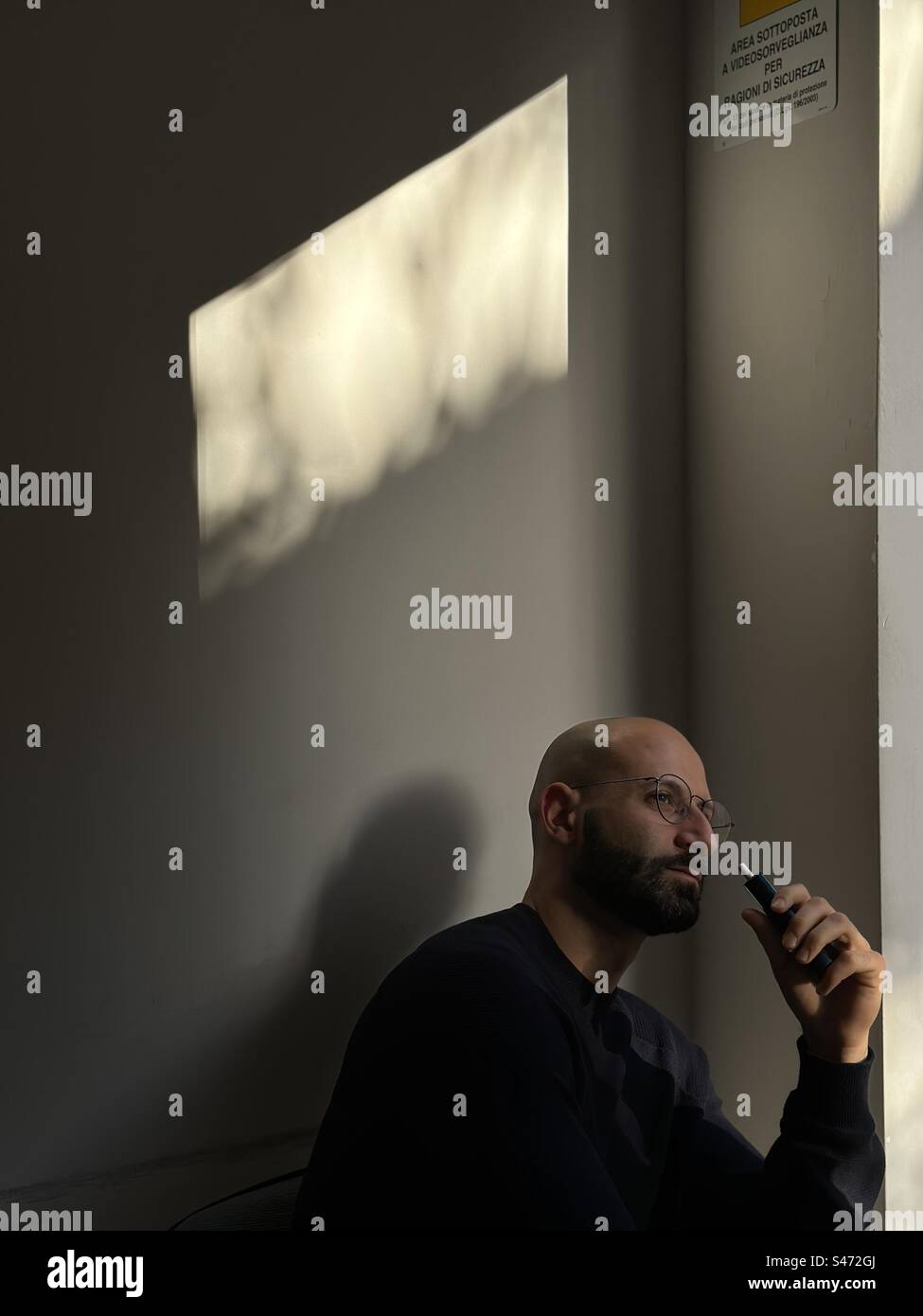 Bald man sunset hi-res stock photography and images - Alamy