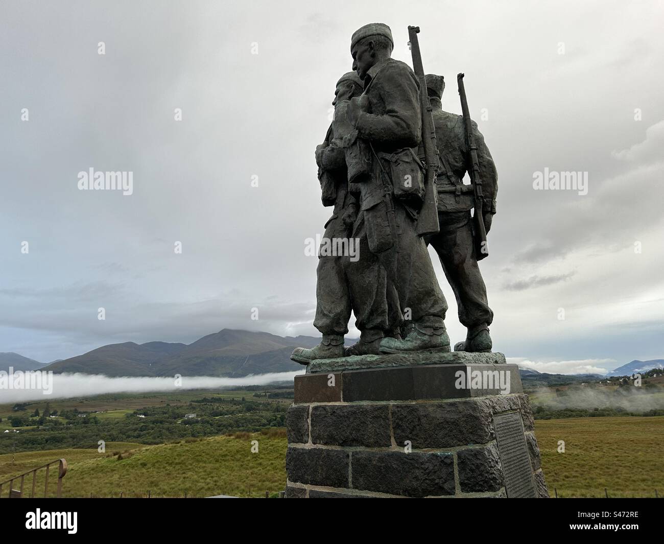 Commando Memorial at Spean Bridge, near Fort William in Scotland. The ...