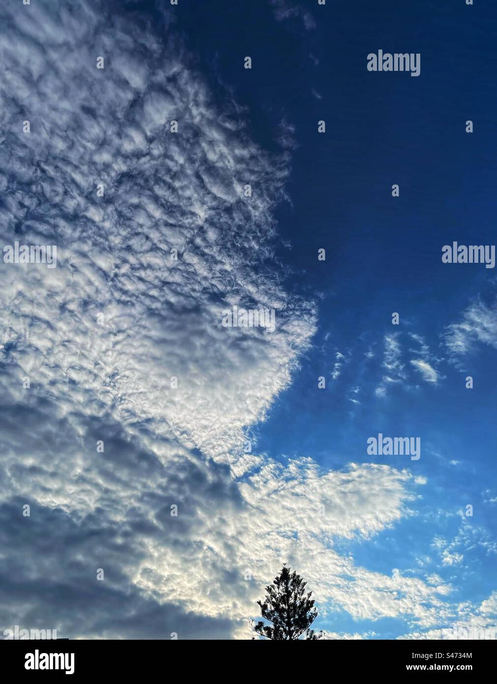 Cirrocumulus cloud formation hi-res stock photography and images - Alamy