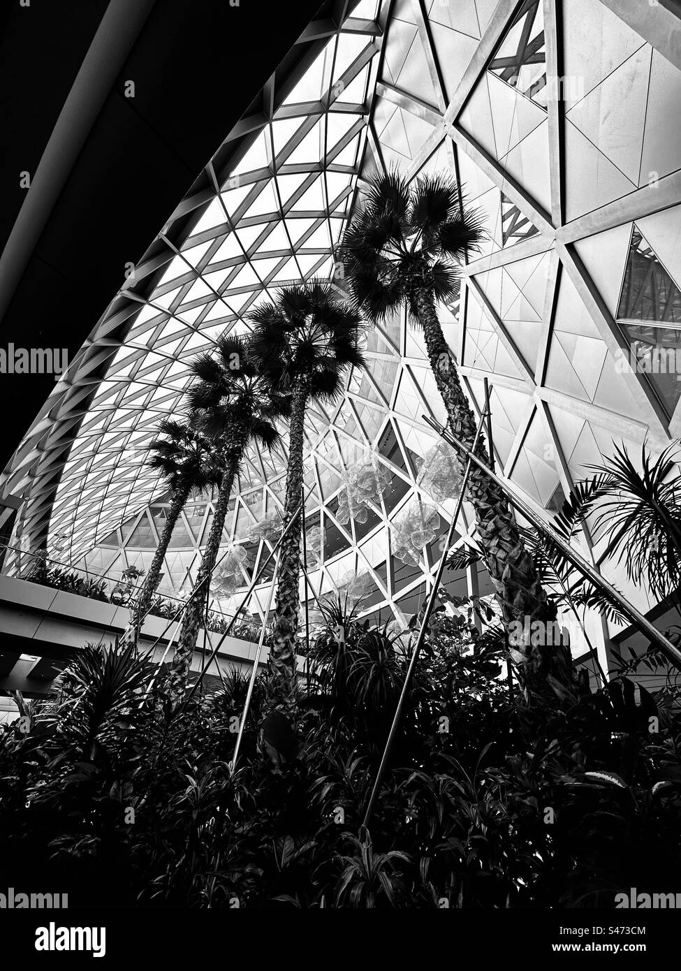 Changi airport terminal 1 Black and White Stock Photos & Images - Alamy