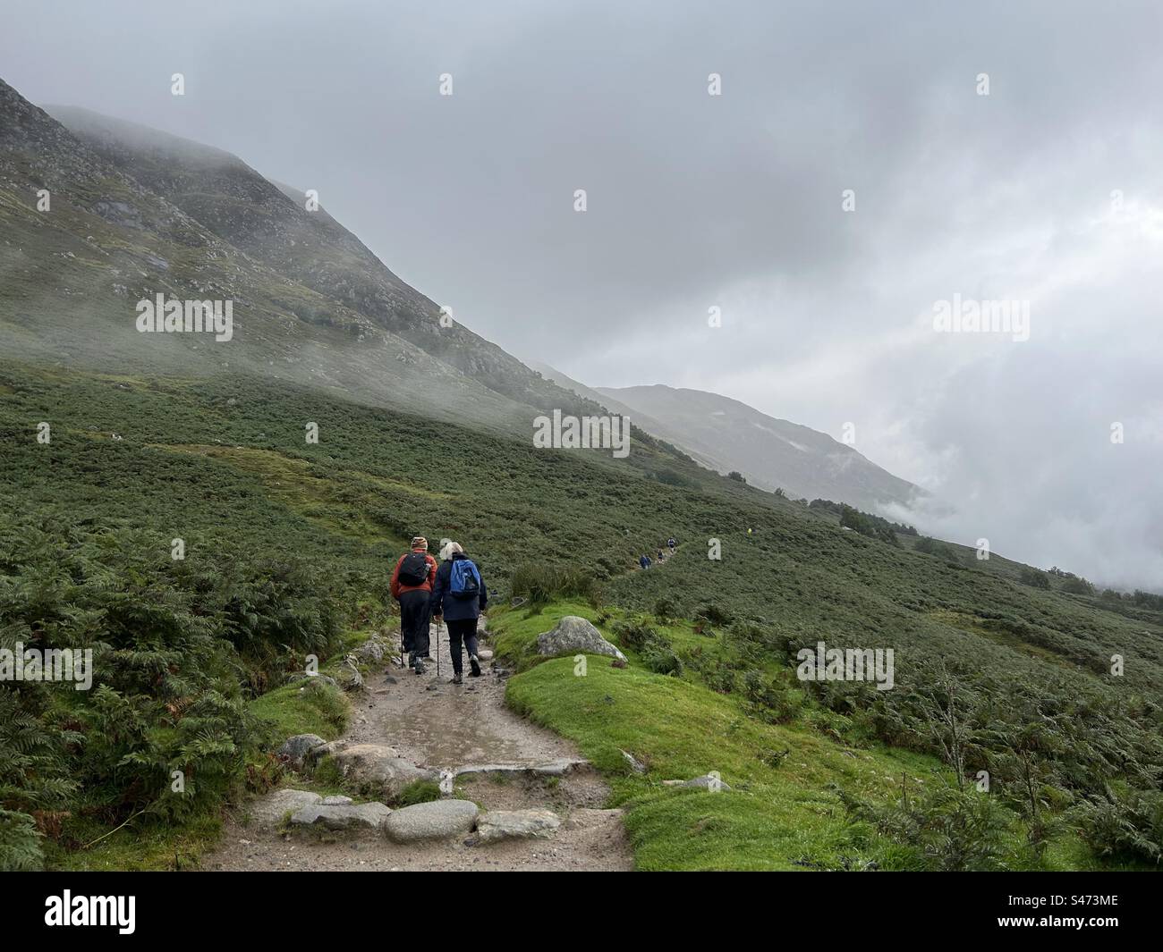 Ben Nevis, near Fort William, Scotland. Highest mountain in the UK ...