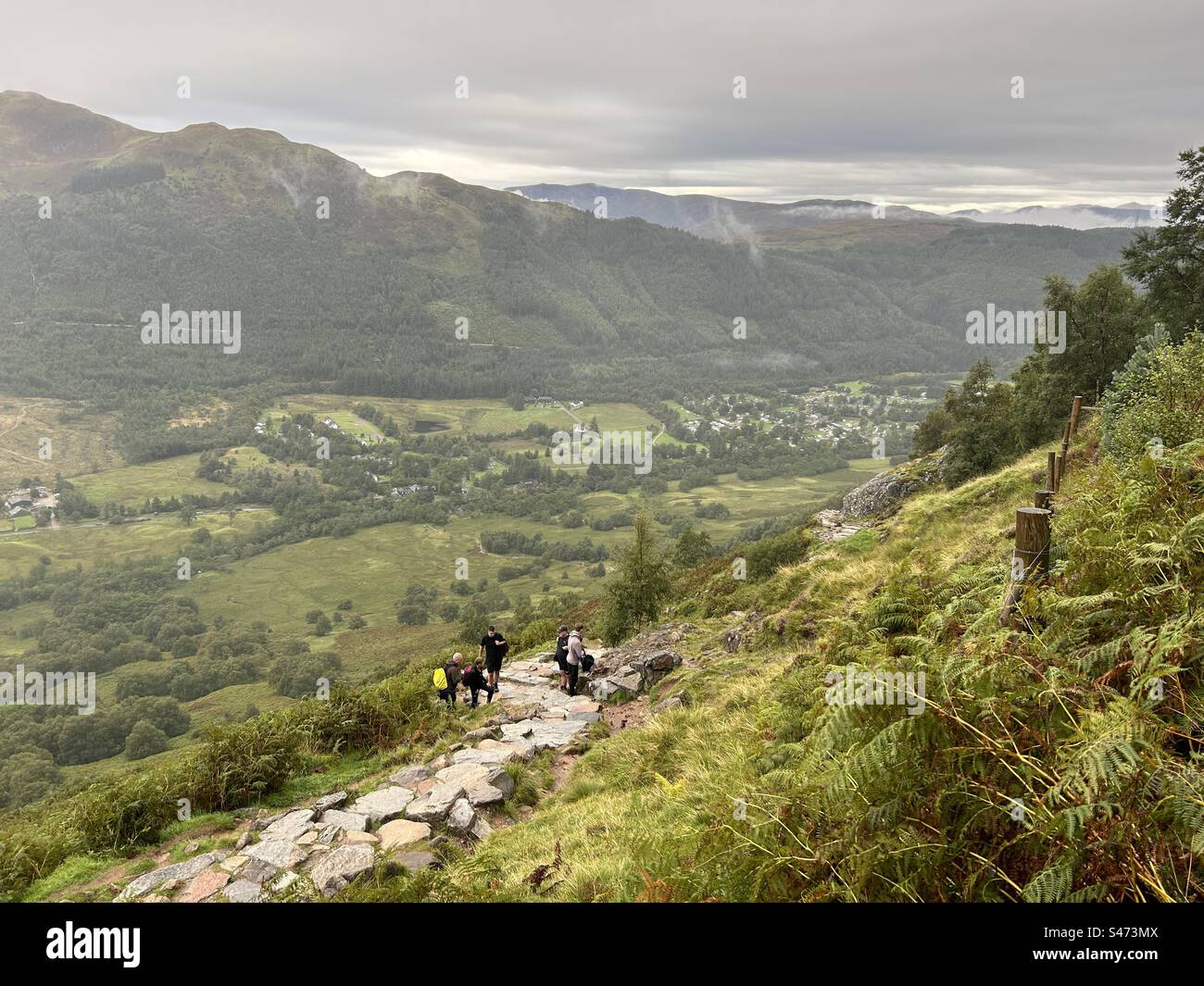 Ben Nevis, near Fort William, Scotland. Highest mountain in the UK ...