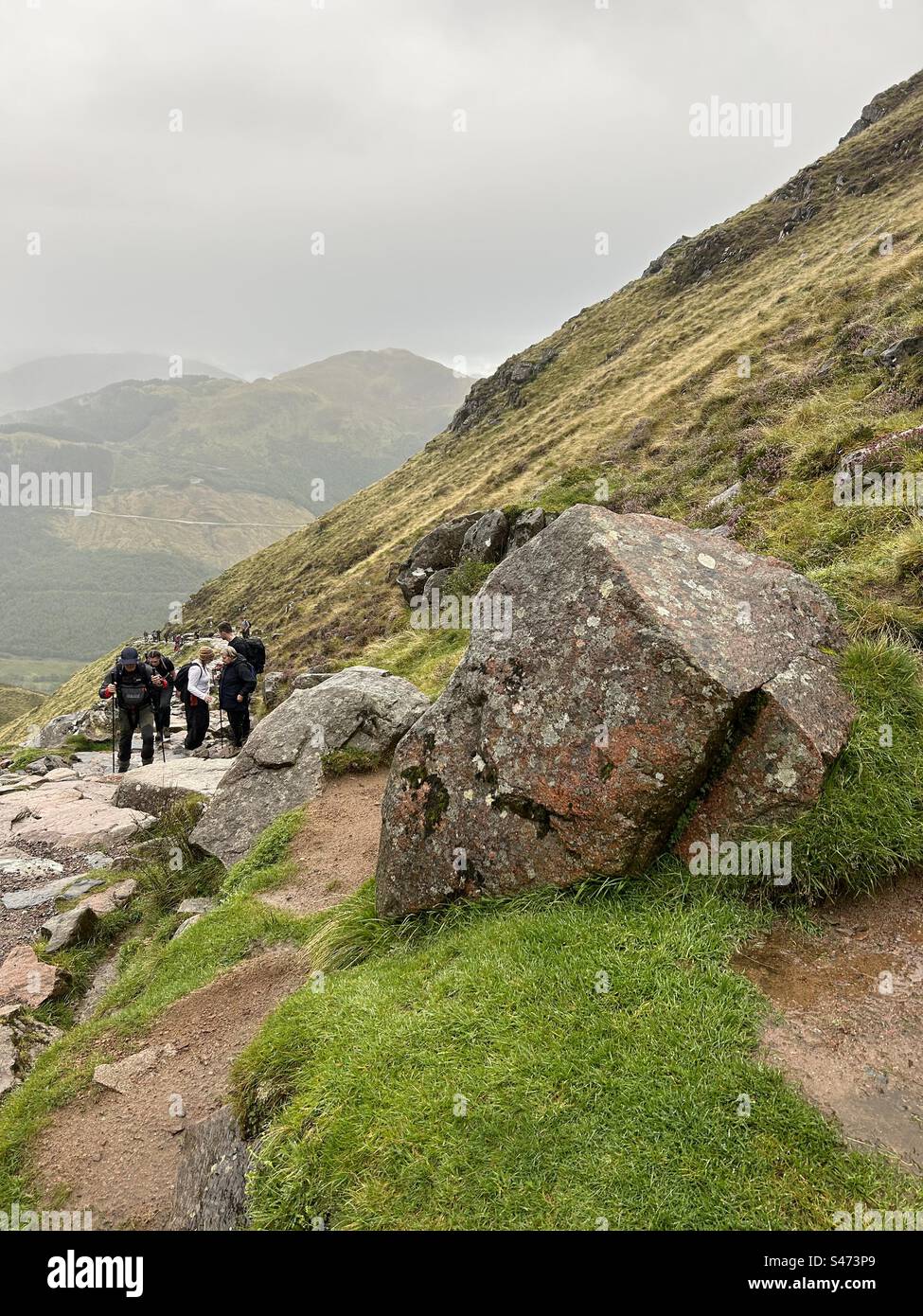 Ben Nevis, near Fort William, Scotland. Highest mountain in the UK ...