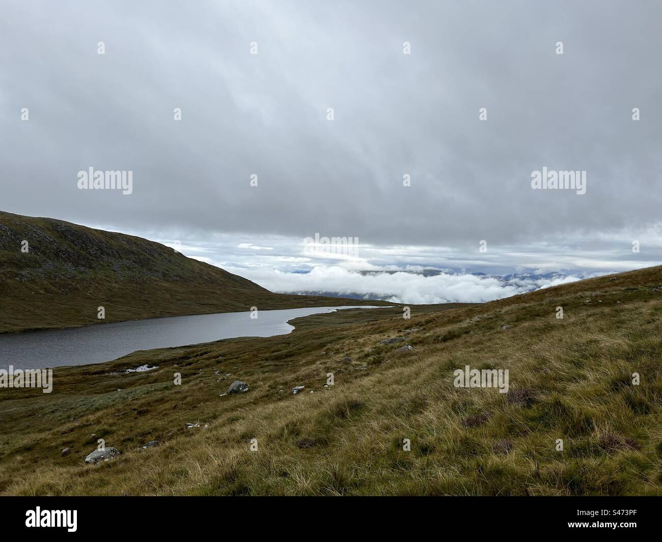 Ben Nevis, near Fort William, Scotland. Highest mountain in the UK ...