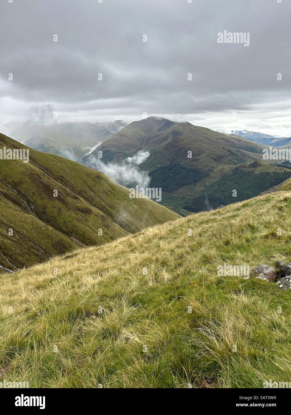 Ben Nevis, near Fort William, Scotland. Highest mountain in the UK ...