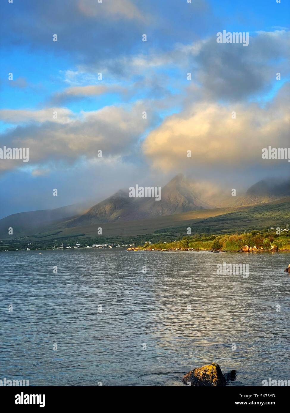The village of Cloghane, Dingle peninsula, County Kerry, Ireland ...
