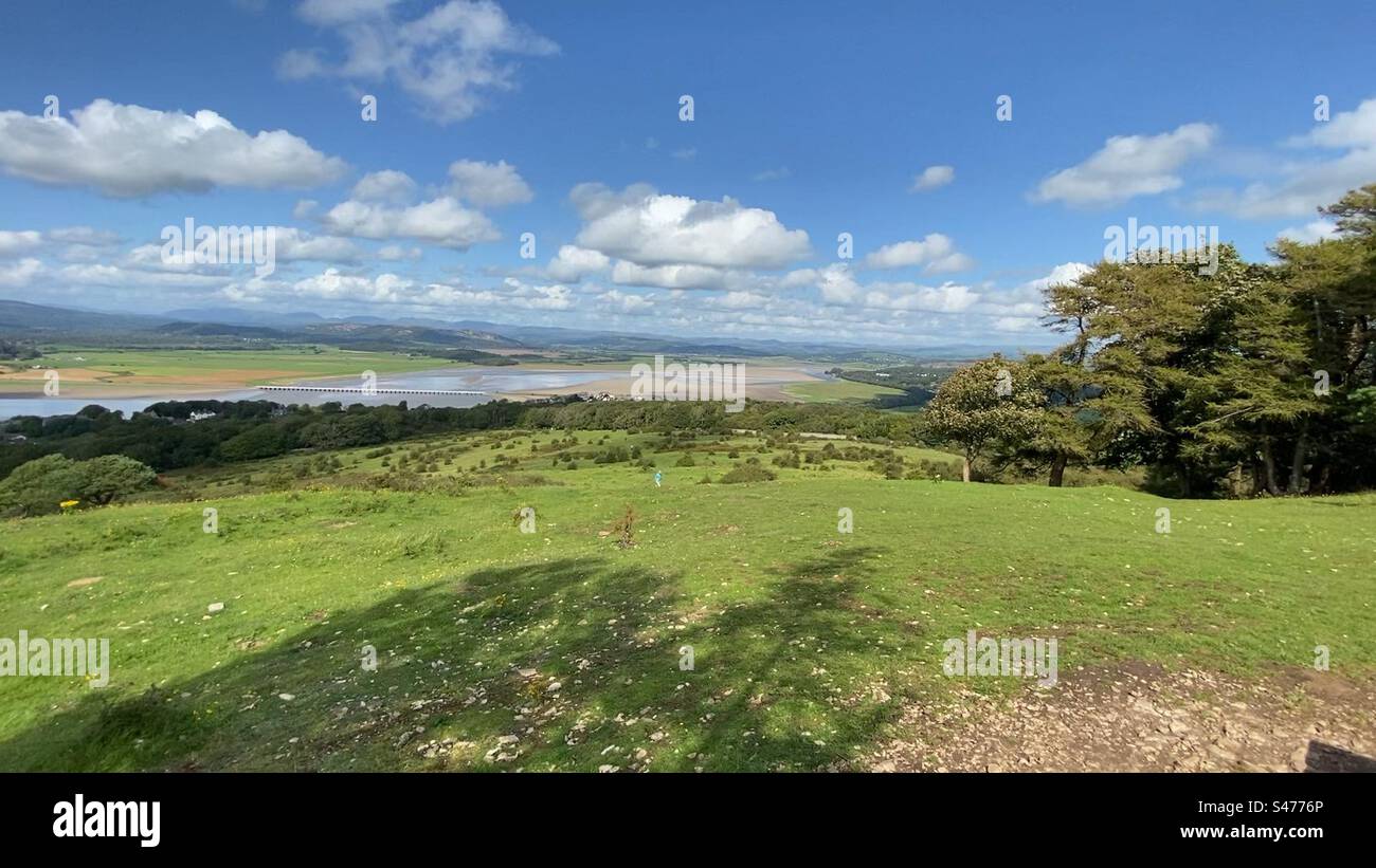 Arnside Knott towards South Lakes. August 2023 Stock Photo - Alamy