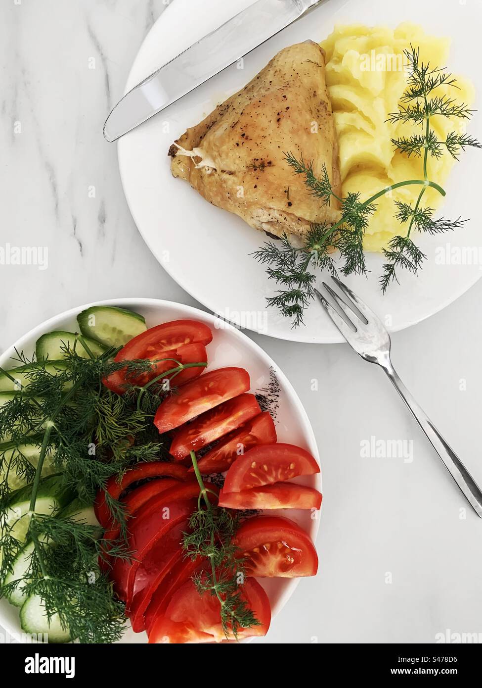Healthy dinner hi-res stock photography and images - Alamy