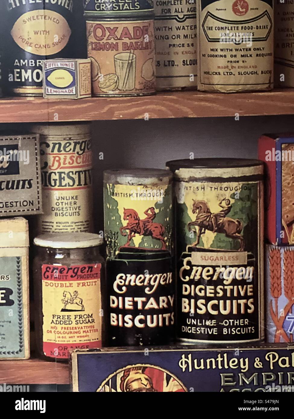 Victorian tins of food hi-res stock photography and images - Alamy