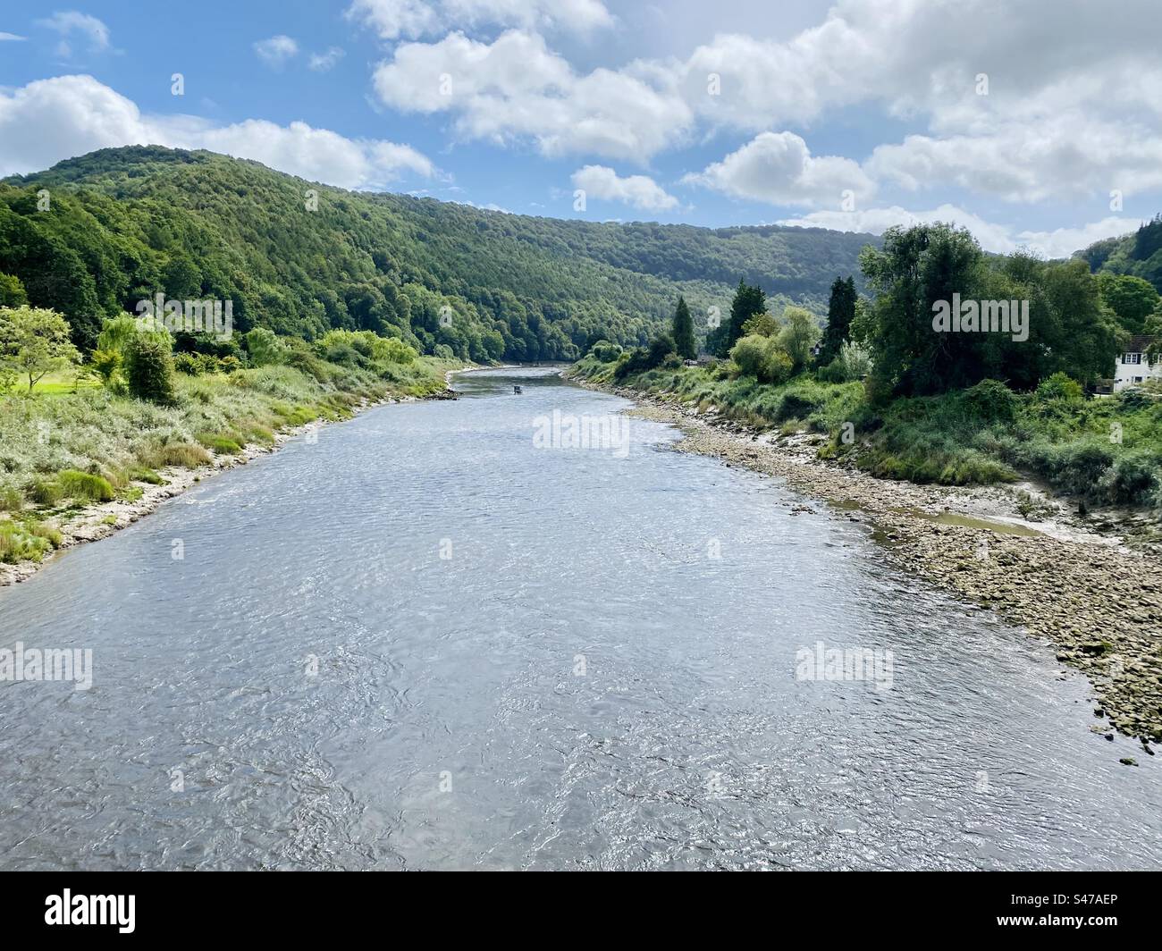 Ross on Wye river; the river wye Stock Photo - Alamy