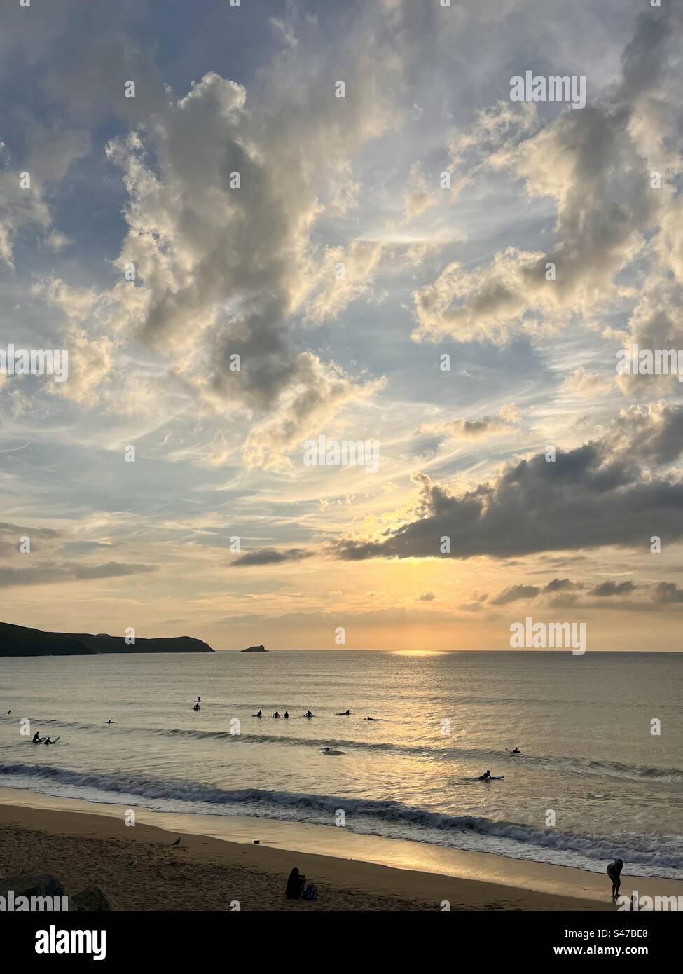 Cornish sunset hi-res stock photography and images - Alamy