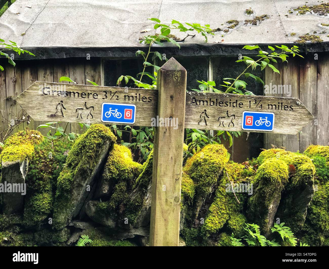 Fingerpost lake district hi-res stock photography and images - Alamy