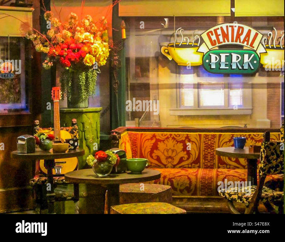 Central Perk Coffee Shop from the Friends TV Sitcom Stock Photo - Alamy