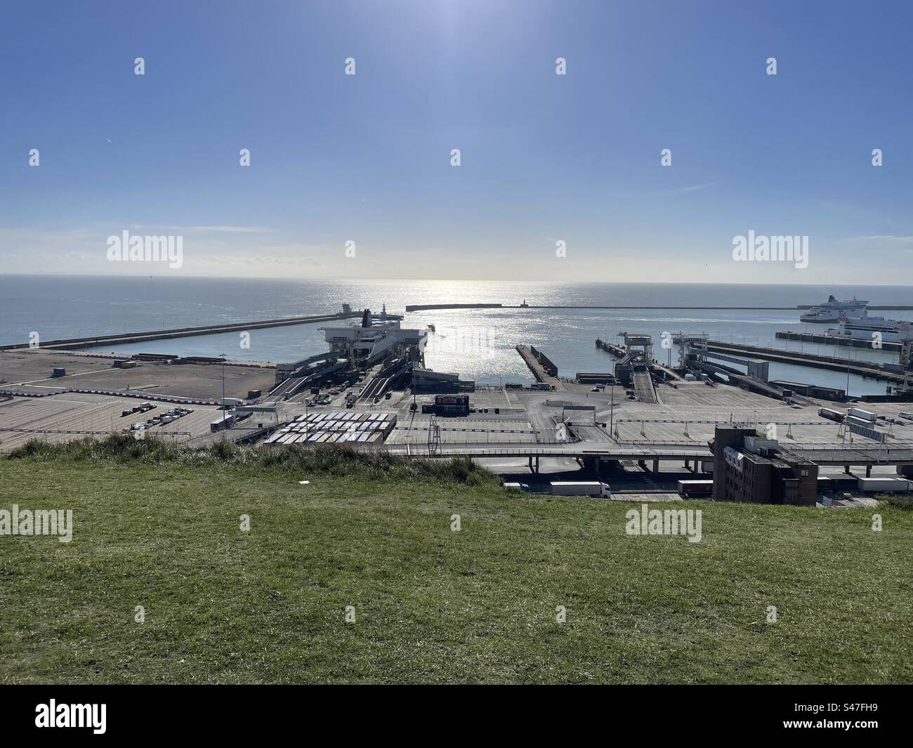 Ferries in port of dover hi-res stock photography and images - Alamy