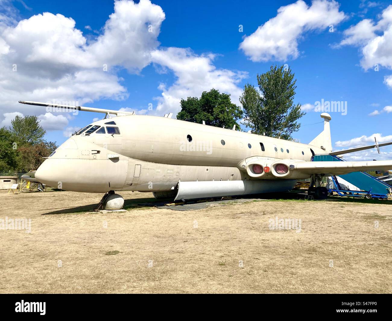Nimrod aircraft Norwich airport museum, Norfolk, England, UK Stock ...