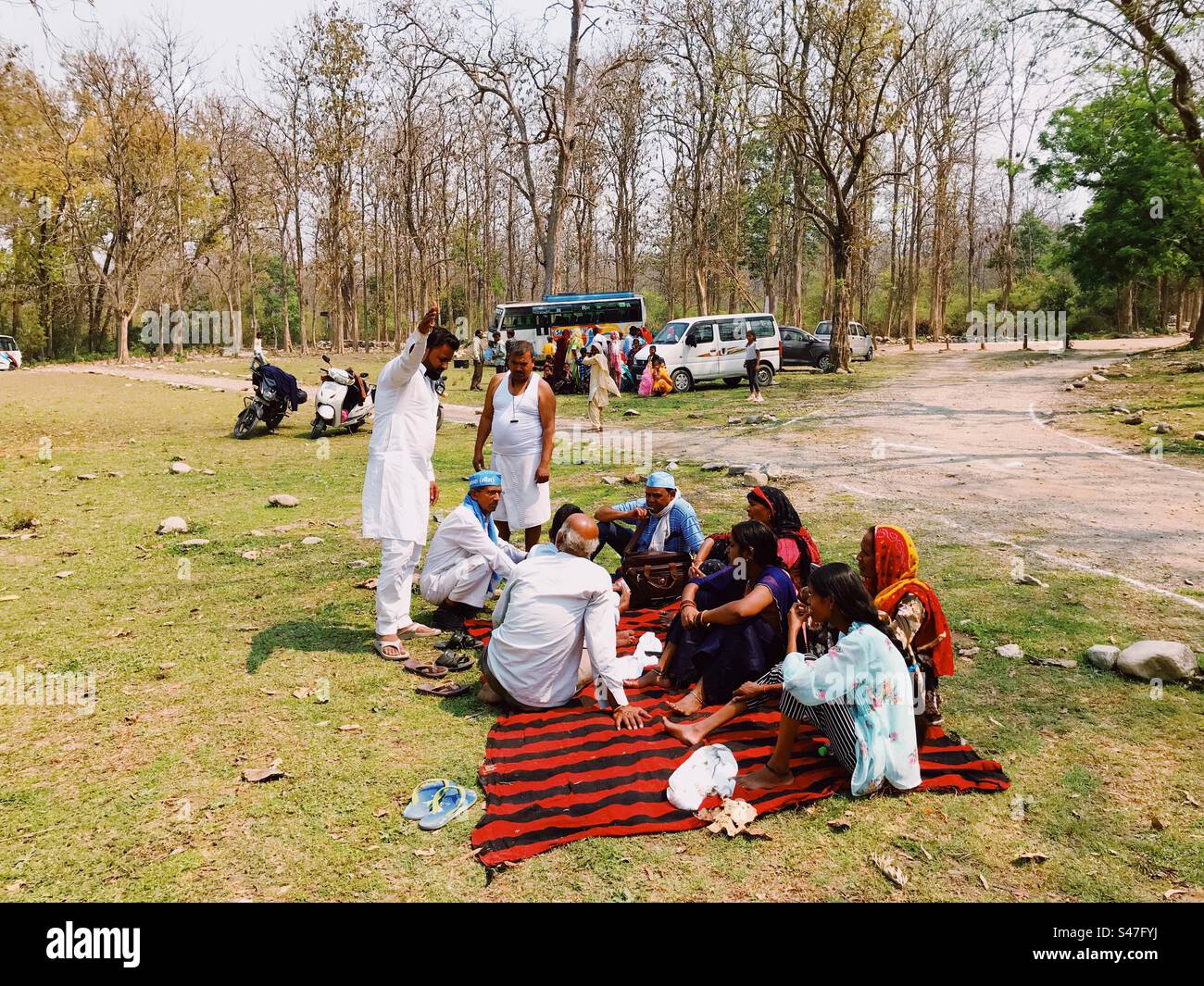 India picnic park trees hi-res stock photography and images - Alamy