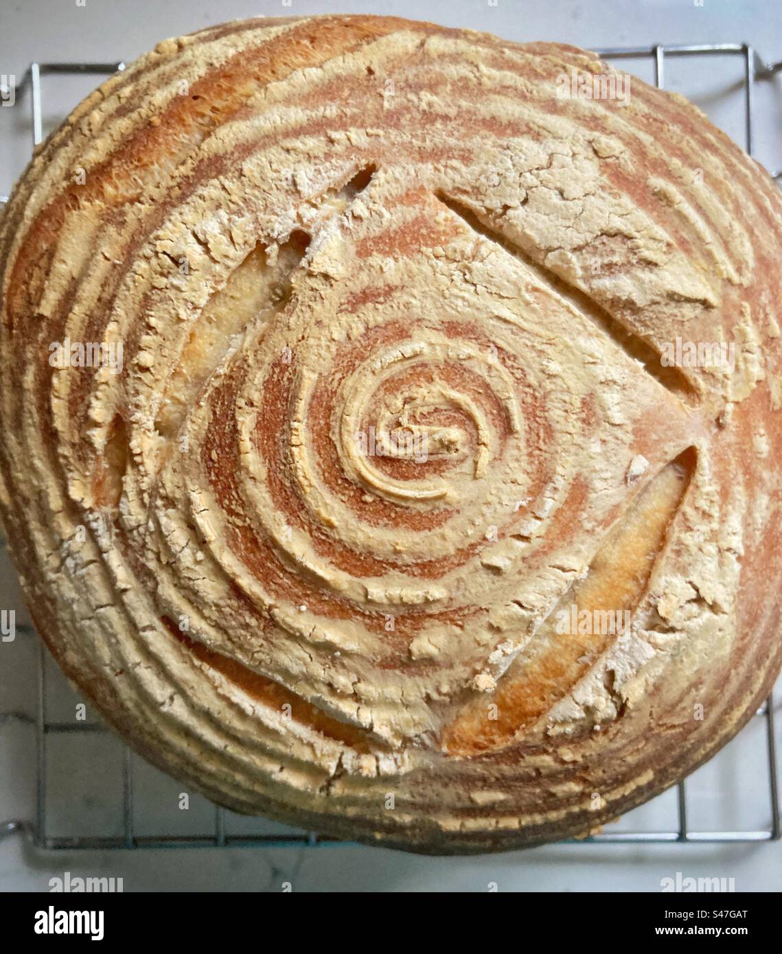 Freshly baked sourdough bread Stock Photo - Alamy