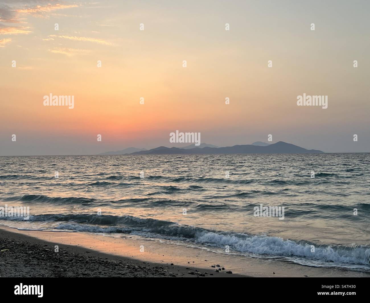 Kos sunset greece smartphone stock photos and images - Alamy