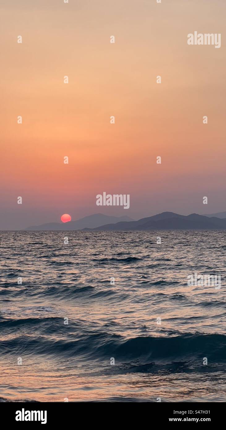Kos sunset greece smartphone stock photos and images - Alamy