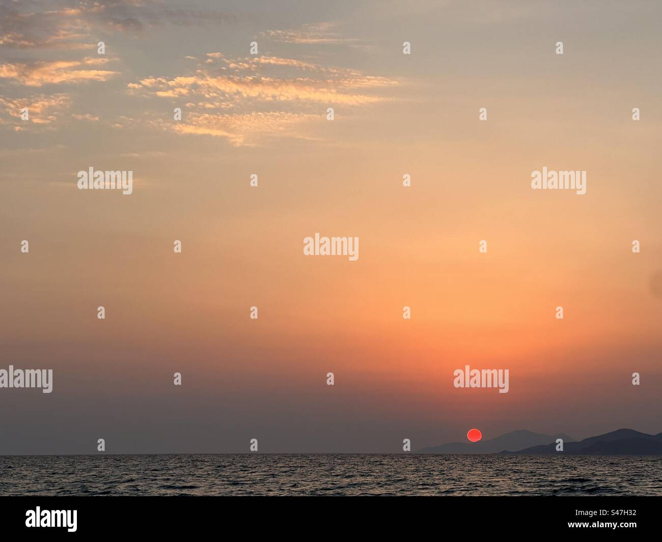 Kos sunset greece smartphone stock photos and images - Alamy