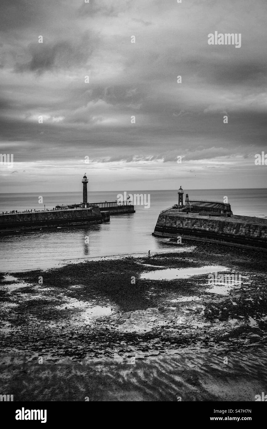 Whitby landscape Black and White Stock Photos & Images - Alamy