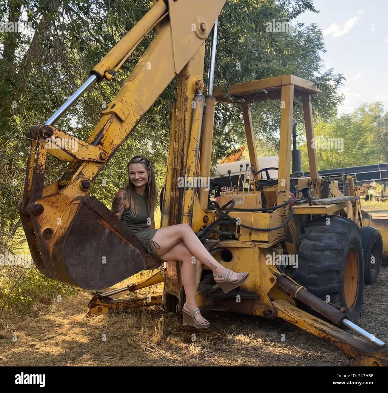 Blue collar barbie hi-res stock photography and images - Alamy