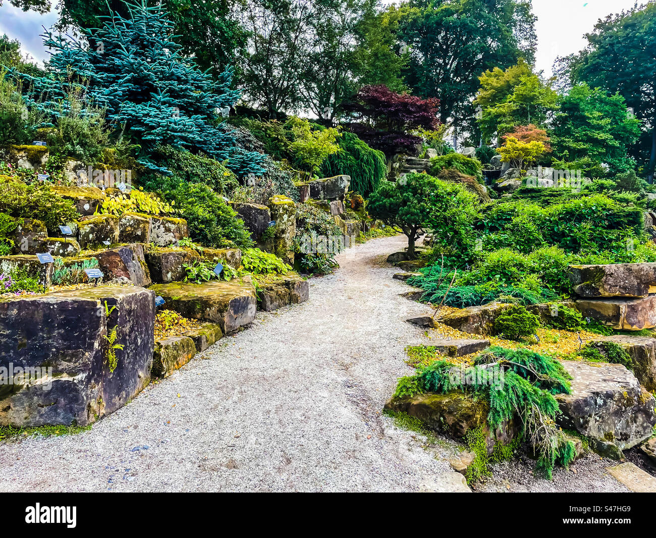 Wisley rock garden hi-res stock photography and images - Alamy