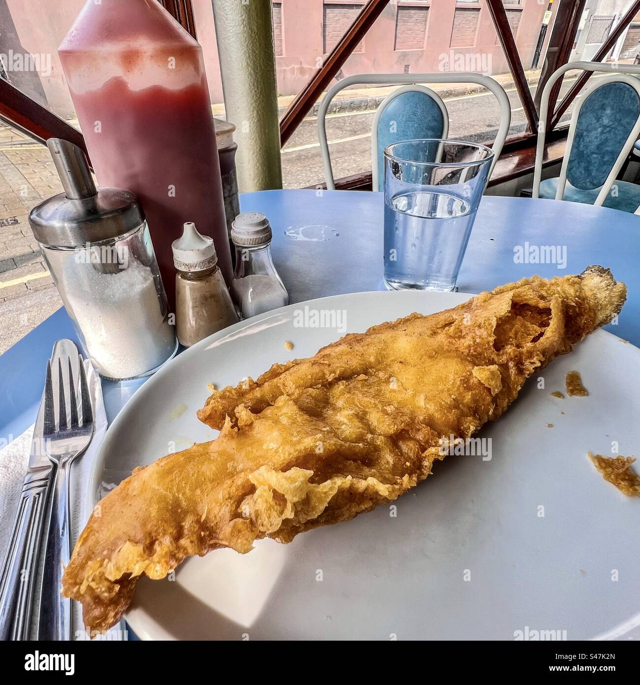 Traditional fish London restaurant Southwark Stock Photo - Alamy