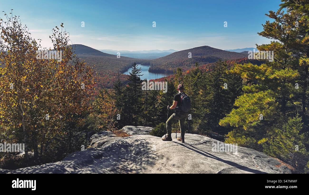 Vermont fall foliage hiking hi-res stock photography and images - Alamy