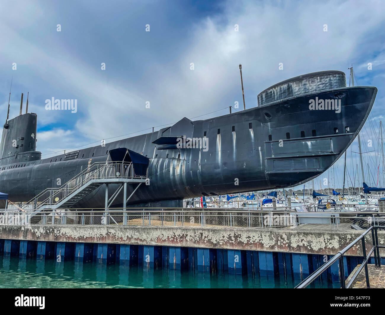 HMS Alliance submarine Stock Photo - Alamy